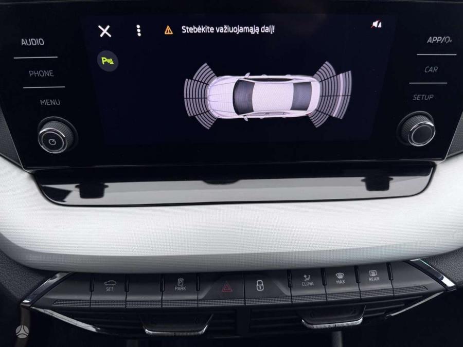 Pelēks Skoda Octavia 2024 Viļņa, ar dzinēja tilpumu 1.50 L un nobraukumu 33 tūkst. km par 22500 €, foto 21 vietnē AUTOMOTO.COM.LV