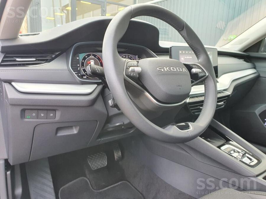Grey Skoda Octavia 2025 in Jelgava, with an engine capacity of 2.00 L and mileage of 37 thousand km for 26700 €, photo 12 on AUTOMOTO.COM.LV