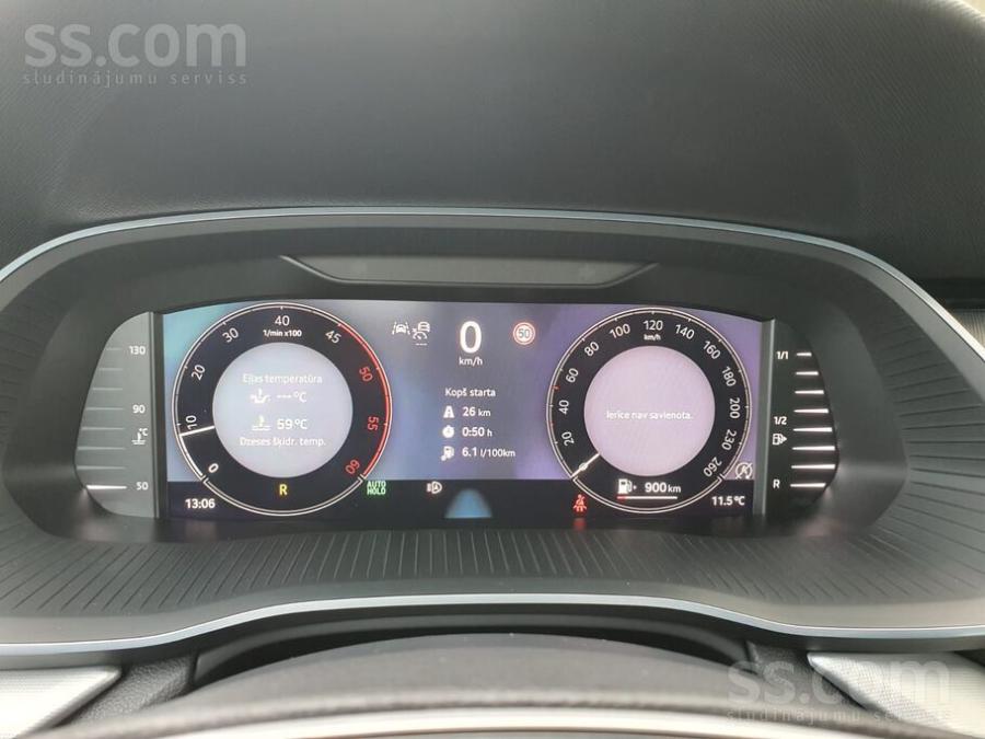 Grey Skoda Octavia 2025 in Jelgava, with an engine capacity of 2.00 L and mileage of 37 thousand km for 26700 €, photo 21 on AUTOMOTO.COM.LV