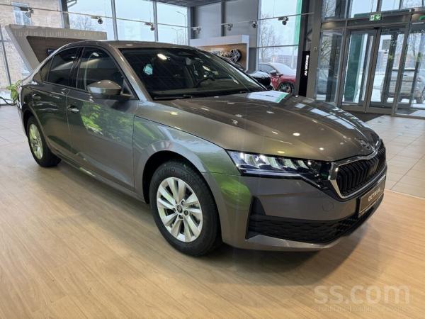 Pelēks Skoda Octavia 2026 Valmiera, ar dzinēja tilpumu 1.50 L un nobraukumu 6 tūkst. km par 23760 €, foto 1 vietnē AUTOMOTO.COM.LV