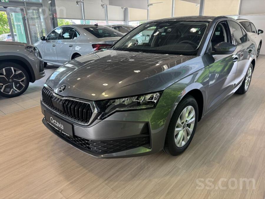 Pelēks Skoda Octavia 2026 Valmiera, ar dzinēja tilpumu 1.50 L un nobraukumu 5 tūkst. km par 24060 €, foto 4 vietnē AUTOMOTO.COM.LV