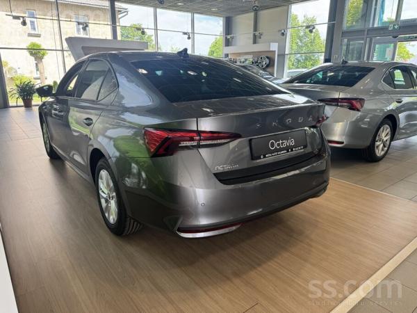 Pelēks Skoda Octavia 2026 Valmiera, ar dzinēja tilpumu 1.50 L un nobraukumu 5 tūkst. km par 24060 €, foto 4 vietnē AUTOMOTO.COM.LV