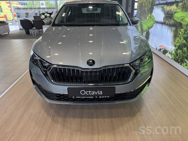 Pelēks Skoda Octavia 2026 Valmiera, ar dzinēja tilpumu 1.50 L un nobraukumu 5 tūkst. km par 29900 €, foto 2 vietnē AUTOMOTO.COM.LV