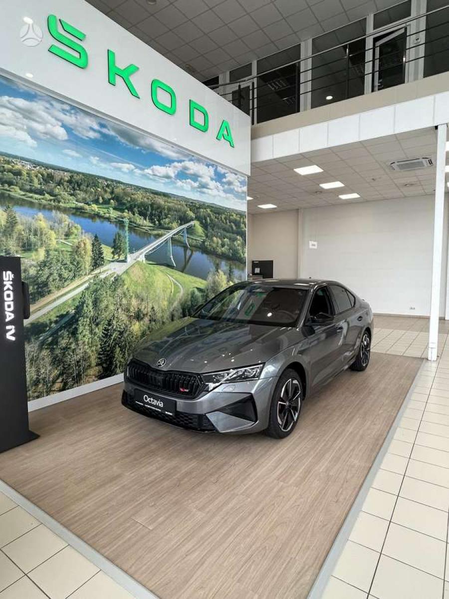 Серый Шкода Октавия 2026 в Алитус, объемом двигателя 1.98 л и пробегом 0 тыс. км за 37360 €, фото 1 на AUTOMOTO.COM.LV
