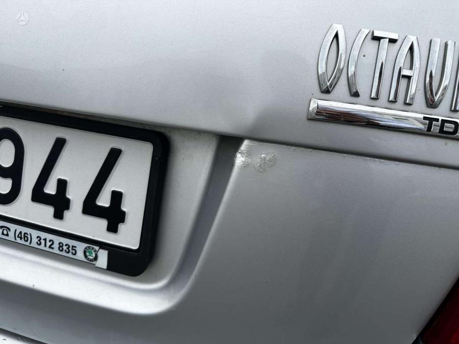 Grey Skoda Octavia 2008 in Klaipeda, with an engine capacity of 1.90 L and mileage of 246 thousand km for 1800 €, photo 10 on AUTOMOTO.COM.LV