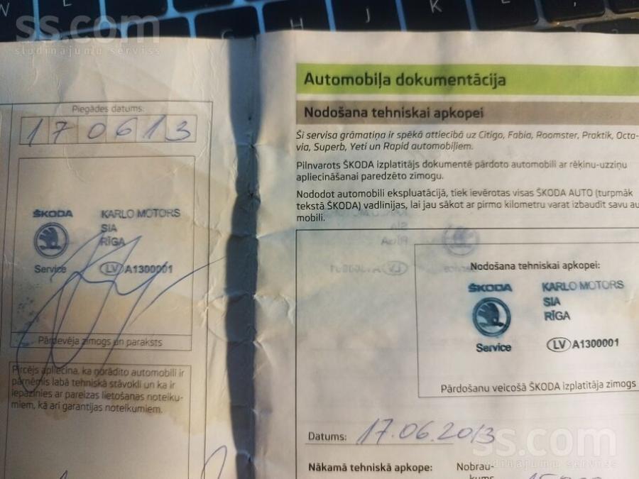 Pelēks Skoda Octavia 2013 Rīga, ar dzinēja tilpumu 1.60 L un nobraukumu 186 tūkst. km par 2500 €, foto 7 vietnē AUTOMOTO.COM.LV