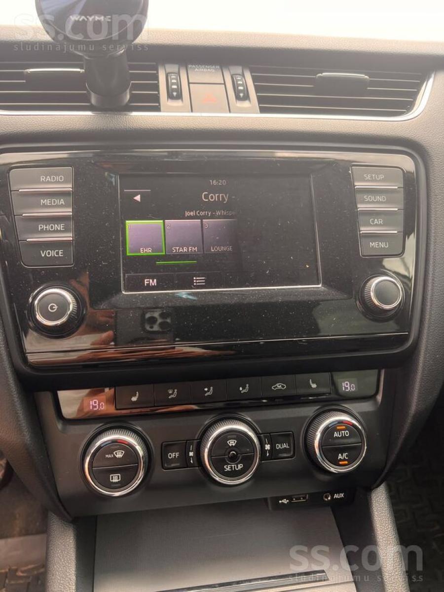 Grey Skoda Octavia 2014 in Riga, with an engine capacity of 1.60 L and mileage of 217 thousand km for 5650 €, photo 30 on AUTOMOTO.COM.LV