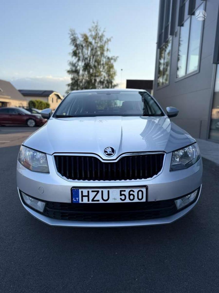 Grey Skoda Octavia 2015 in Vilnius, with an engine capacity of 1.60 L and mileage of 188 thousand km for 7700 €, photo 3 on AUTOMOTO.COM.LV