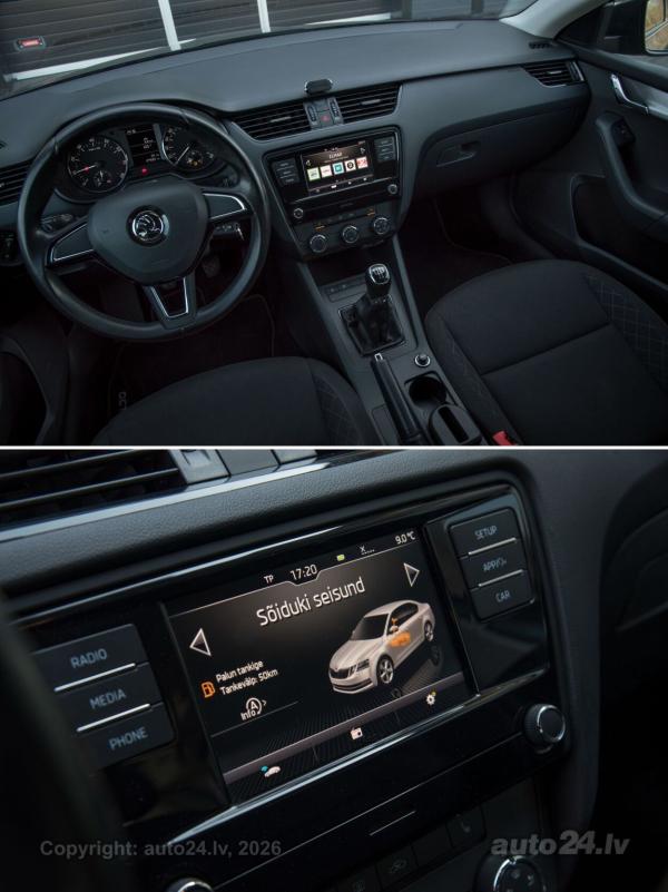 Grey Skoda Octavia 2017 in Parnu, with an engine capacity of 1.20 L and mileage of 125 thousand km for 9500 €, photo 11 on AUTOMOTO.COM.LV