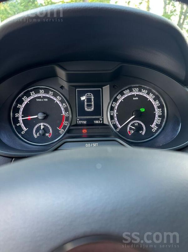 Grey Skoda Octavia 2018 in Riga, with an engine capacity of 1.60 L and mileage of 177 thousand km for 9500 €, photo 8 on AUTOMOTO.COM.LV