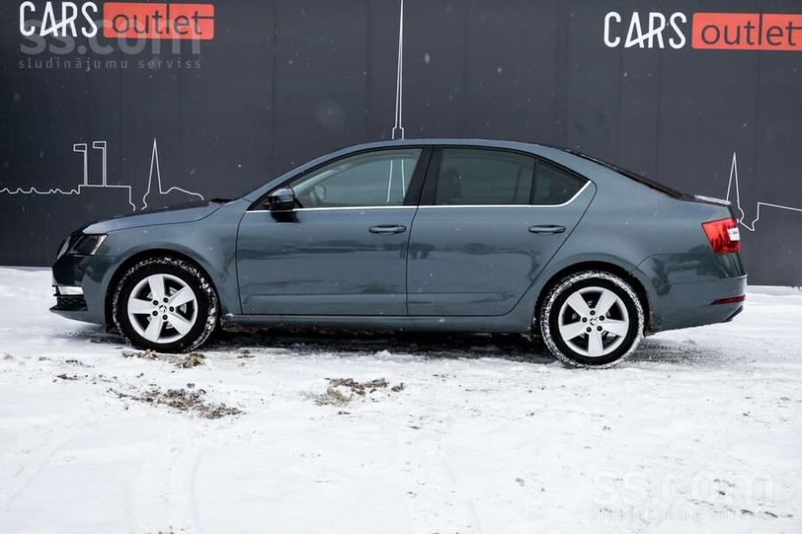 Grey Skoda Octavia 2019 in Riga, with an engine capacity of 1.60 L and mileage of 142 thousand km for 12990 €, photo 5 on AUTOMOTO.COM.LV