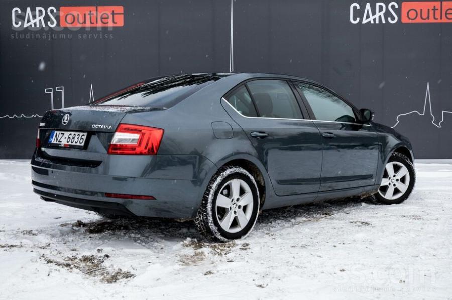 Grey Skoda Octavia 2019 in Riga, with an engine capacity of 1.60 L and mileage of 142 thousand km for 12990 €, photo 7 on AUTOMOTO.COM.LV