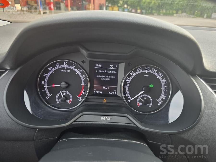 Grey Skoda Octavia 2019 in Riga, with an engine capacity of 2.00 L and mileage of 123 thousand km for 14200 €, photo 11 on AUTOMOTO.COM.LV
