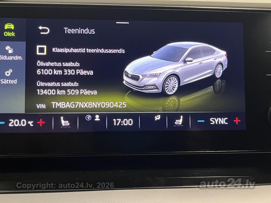 Pelēks Skoda Octavia 2022 Tallina, ar dzinēja tilpumu 2.00 L un nobraukumu 106 tūkst. km par 16900 €, foto 22 vietnē AUTOMOTO.COM.LV
