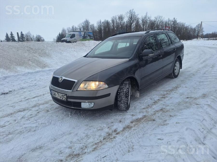 Серый Шкода Октавия 2007 в Тукумс, объемом двигателя 2.00 л и пробегом 453 тыс. км за 850 €, фото 3 на AUTOMOTO.COM.LV