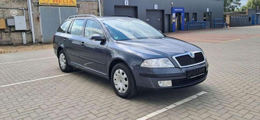 Grey Skoda Octavia 2007 in Marijampole, with an engine capacity of 1.60 L and mileage of 0 thousand km for 2499 €, photo 9 on AUTOMOTO.COM.LV