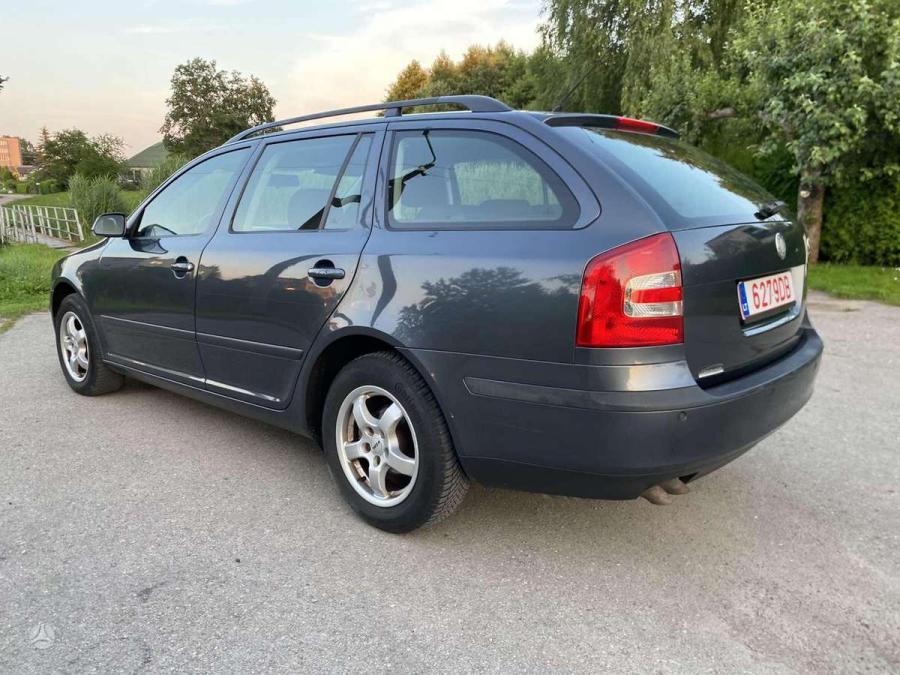 Grey Skoda Octavia 2007 in Birzai, with an engine capacity of 1.90 L and mileage of 297 thousand km for 2350 €, photo 6 on AUTOMOTO.COM.LV