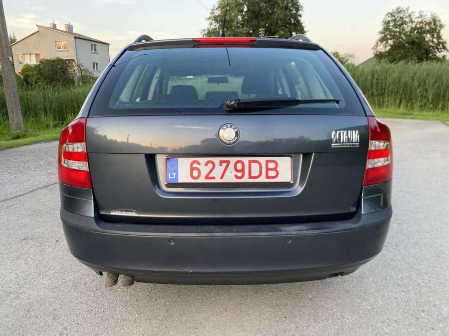 Grey Skoda Octavia 2007 in Birzai, with an engine capacity of 1.90 L and mileage of 297 thousand km for 2350 €, photo 8 on AUTOMOTO.COM.LV