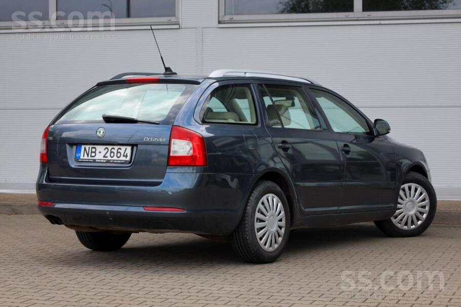 Grey Skoda Octavia 2009 in Riga, with an engine capacity of 1.80 L and mileage of 0 thousand km for 9500 €, photo 5 on AUTOMOTO.COM.LV