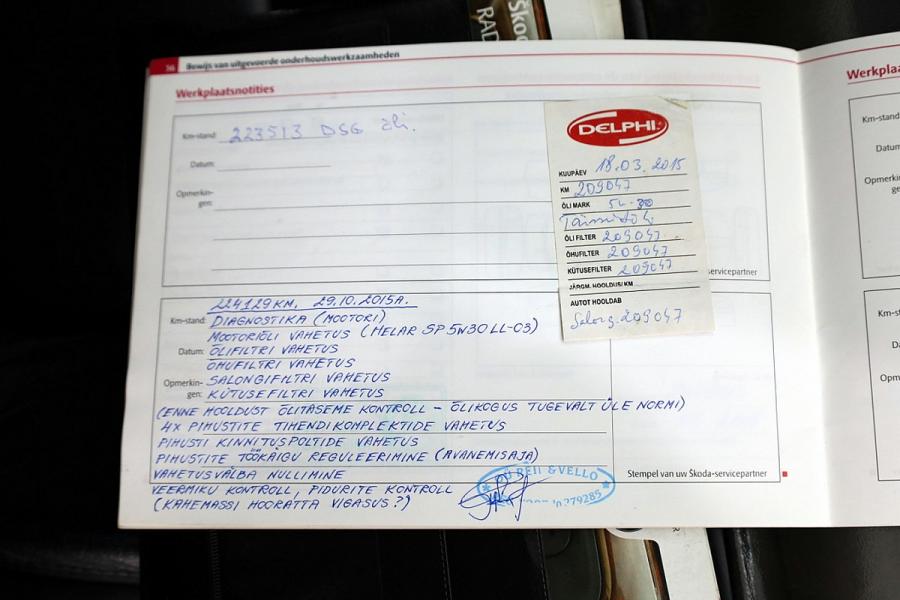 Pelēks Skoda Octavia 2009 Tallina, ar dzinēja tilpumu 2.00 L un nobraukumu 335 tūkst. km par 1799 €, foto 17 vietnē AUTOMOTO.COM.LV