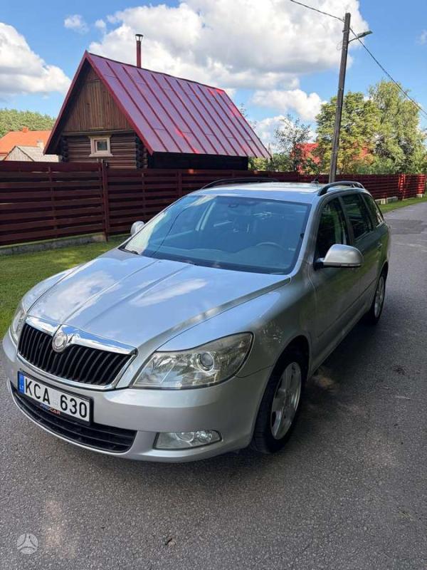 Grey Skoda Octavia 2009 in Vilnius, with an engine capacity of 1.97 L and mileage of 298 thousand km for 2950 €, photo 1 on AUTOMOTO.COM.LV