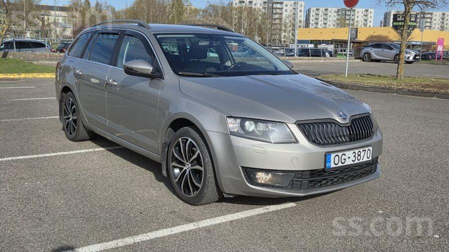 Pelēks Skoda Octavia 2013 Rīga, ar dzinēja tilpumu 2.00 L un nobraukumu 289 tūkst. km par 4490 €, foto 1 vietnē AUTOMOTO.COM.LV