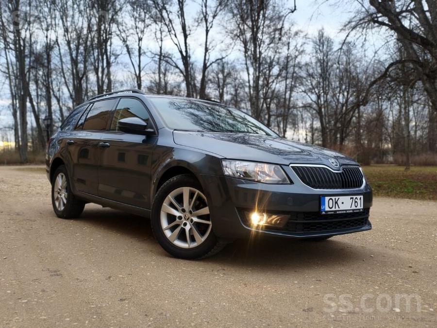 Grey Skoda Octavia 2014 in Preili, with an engine capacity of 2.00 L and mileage of 251 thousand km for 8490 €, photo 1 on AUTOMOTO.COM.LV