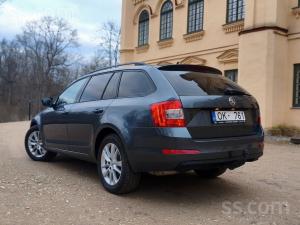 Grey Skoda Octavia 2014 in Preili, with an engine capacity of 2.00 L and mileage of 251 thousand km for 8490 €, photo 3 on AUTOMOTO.COM.LV