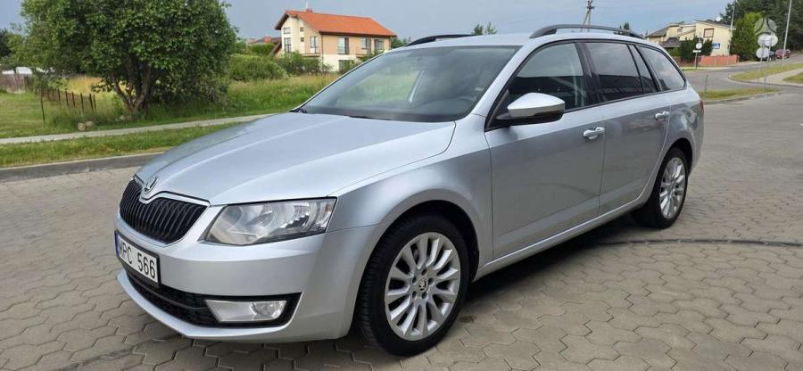 Pelēks Skoda Octavia 2014 Viļņa, ar dzinēja tilpumu 1.97 L un nobraukumu 245 tūkst. km par 6700 €, foto 1 vietnē AUTOMOTO.COM.LV