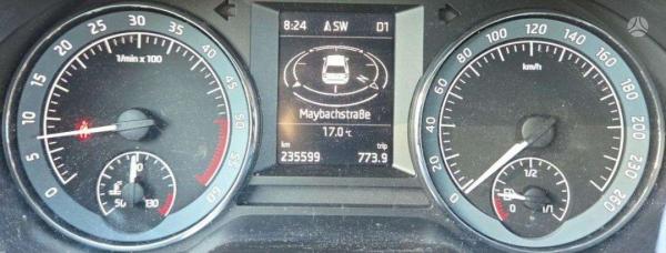 Grey Skoda Octavia 2014 in Vilnius, with an engine capacity of 1.60 L and mileage of 236 thousand km for 6800 €, photo 9 on AUTOMOTO.COM.LV
