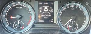 Grey Skoda Octavia 2014 in Vilnius, with an engine capacity of 1.60 L and mileage of 236 thousand km for 6800 €, photo 10 on AUTOMOTO.COM.LV