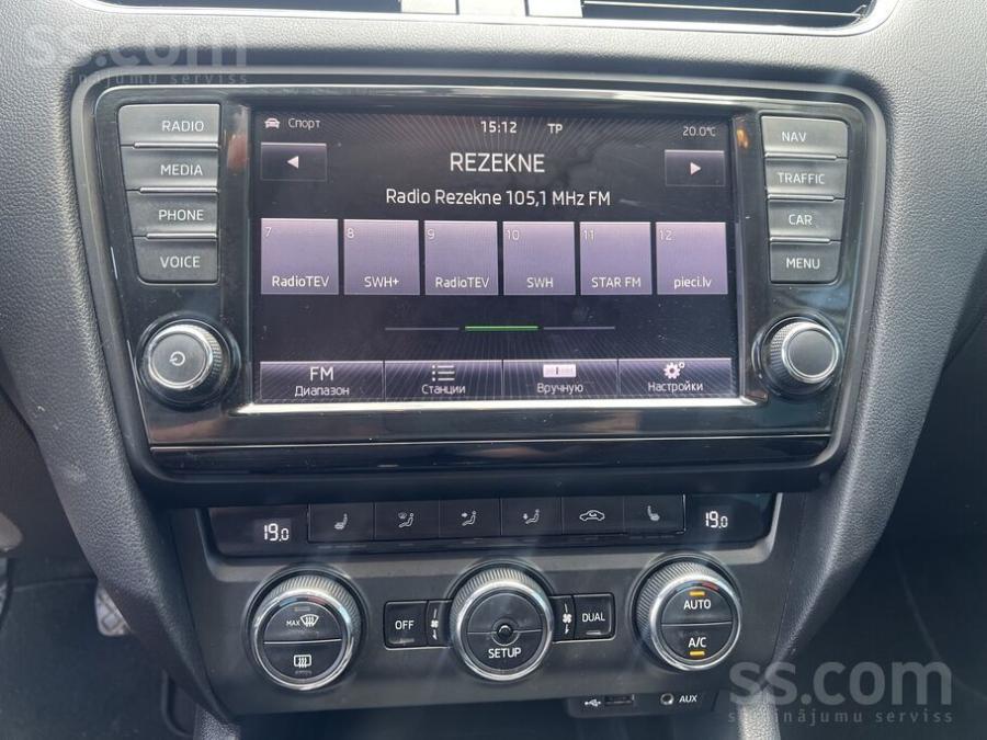 Grey Skoda Octavia 2014 in Rezekne, with an engine capacity of 2.00 L and mileage of 324 thousand km for 5790 €, photo 18 on AUTOMOTO.COM.LV