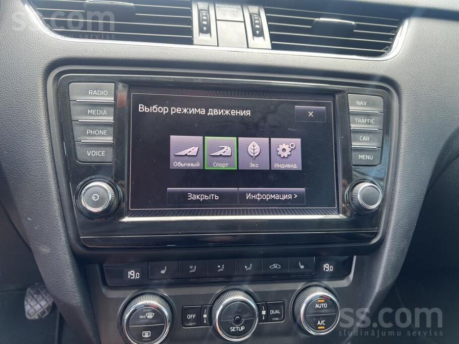 Grey Skoda Octavia 2014 in Rezekne, with an engine capacity of 2.00 L and mileage of 324 thousand km for 5790 €, photo 19 on AUTOMOTO.COM.LV