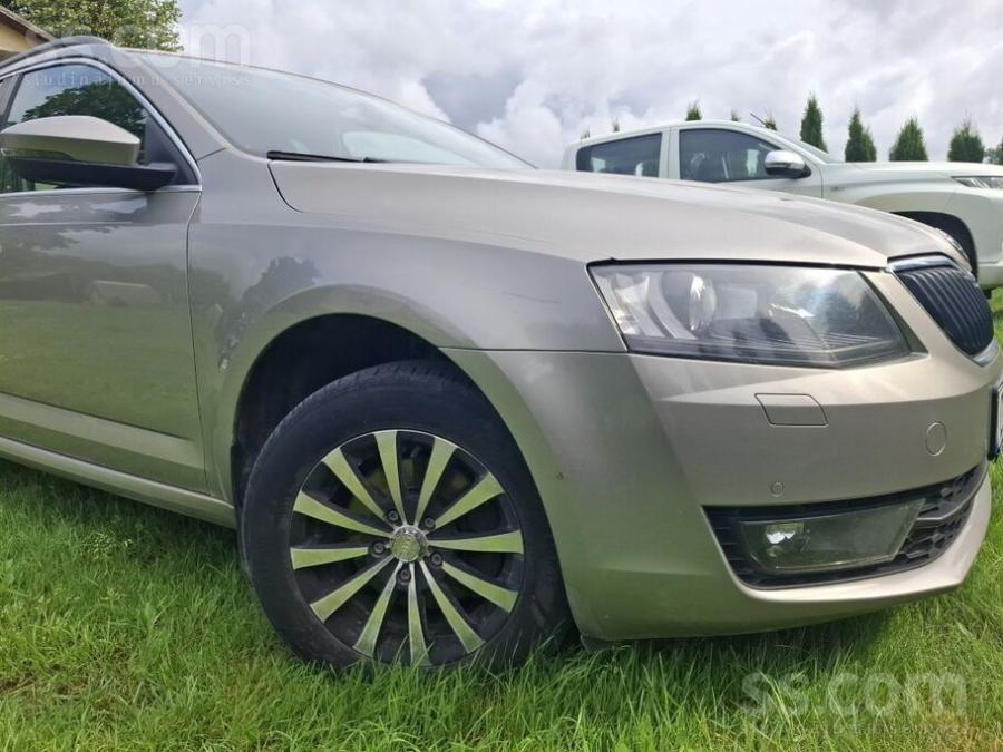 Grey Skoda Octavia 2014 in Liepaja, with an engine capacity of 2.00 L and mileage of 199 thousand km for 5800 €, photo 1 on AUTOMOTO.COM.LV
