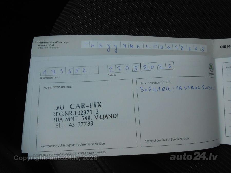 Серый Шкода Октавия 2014 в Вильянди, объемом двигателя 2.00 л и пробегом 177 тыс. км за 7490 €, фото 21 на AUTOMOTO.COM.LV