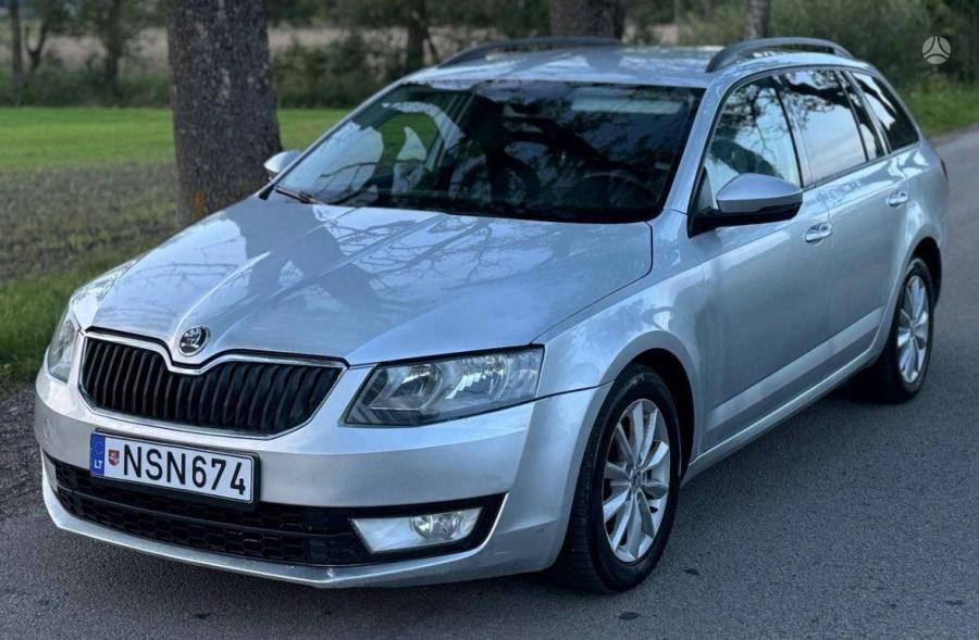Pelēks Skoda Octavia 2014 Viļņa, ar dzinēja tilpumu 1.60 L un nobraukumu 240 tūkst. km par 3999 €, foto 1 vietnē AUTOMOTO.COM.LV