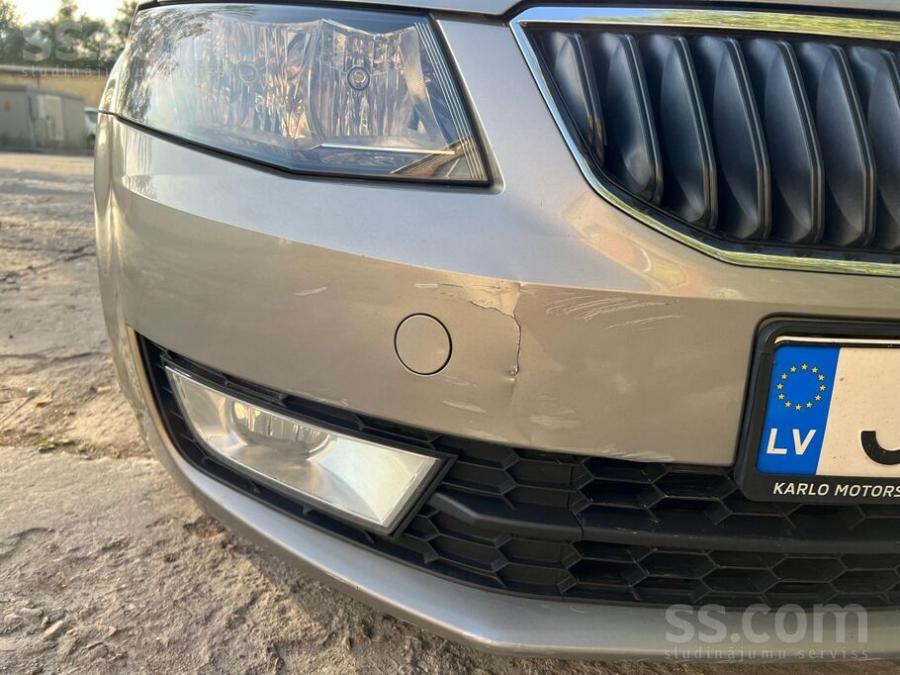 Grey Skoda Octavia 2014 in Riga, with an engine capacity of 1.60 L and mileage of 285 thousand km for 4400 €, photo 14 on AUTOMOTO.COM.LV