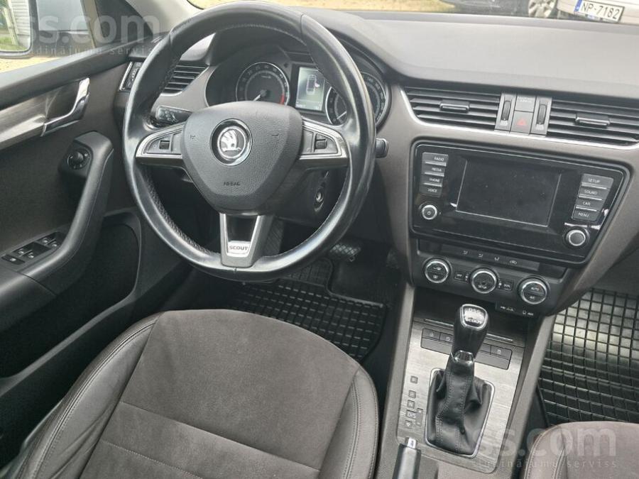 Grey Skoda Octavia 2015 in Rezekne, with an engine capacity of 2.00 L and mileage of 0 thousand km for 8800 €, photo 12 on AUTOMOTO.COM.LV