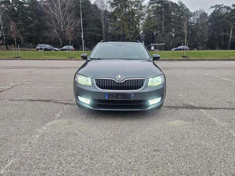Grey Skoda Octavia 2015 in Vilnius, with an engine capacity of 1.60 L and mileage of 218 thousand km for 8200 €, photo 2 on AUTOMOTO.COM.LV