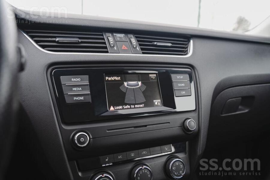 Grey Skoda Octavia 2015 in Riga, with an engine capacity of 1.60 L and mileage of 0 thousand km for 5990 €, photo 21 on AUTOMOTO.COM.LV