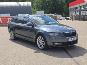 Grey Skoda Octavia 2015 in Valmiera, with an engine capacity of 2.00 L and mileage of 0 thousand km for 9800 €, photo 3 on AUTOMOTO.COM.LV