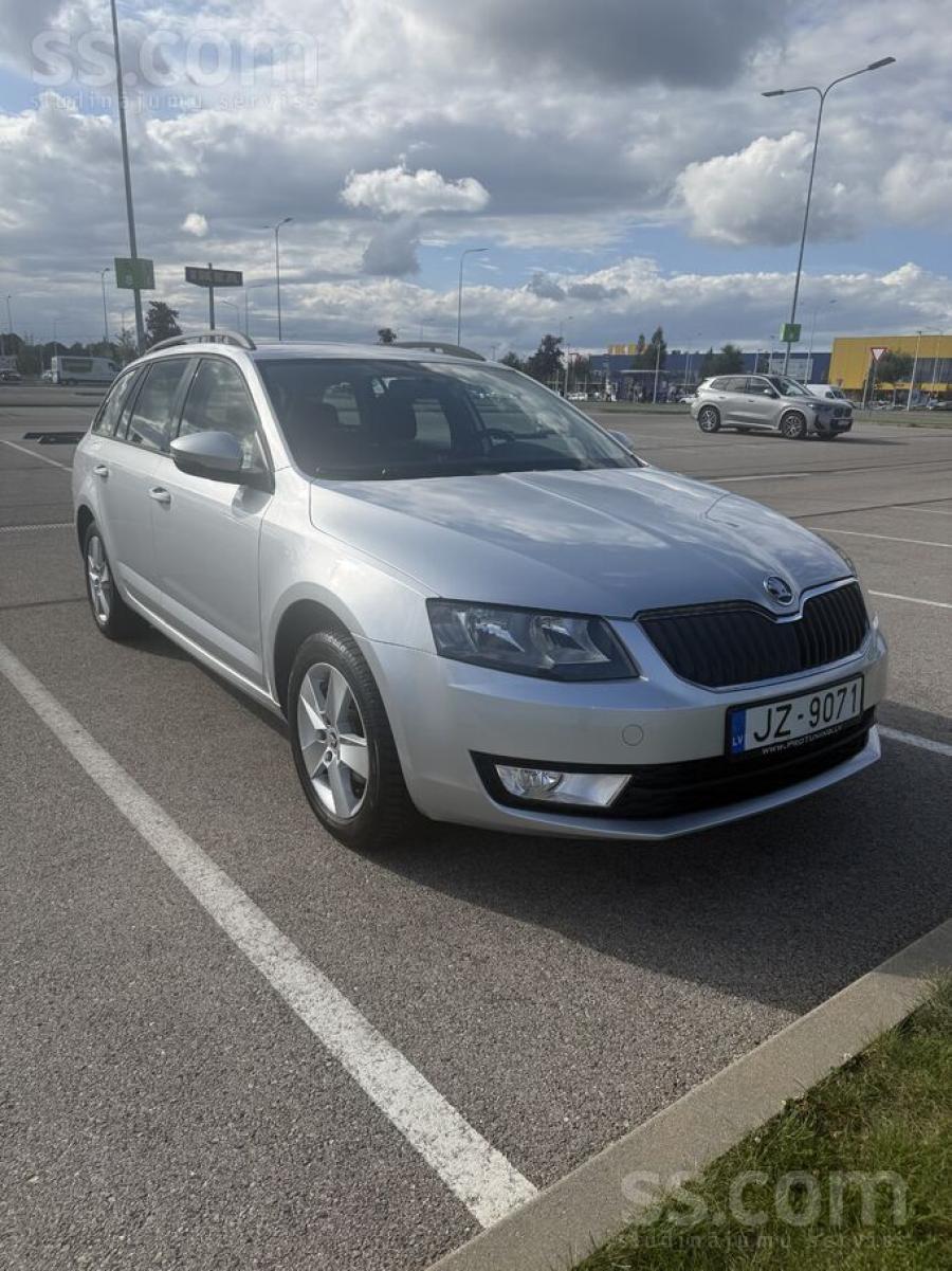 Pelēks Skoda Octavia 2015 Rīga, ar dzinēja tilpumu 1.60 L un nobraukumu 221 tūkst. km par 6100 €, foto 1 vietnē AUTOMOTO.COM.LV
