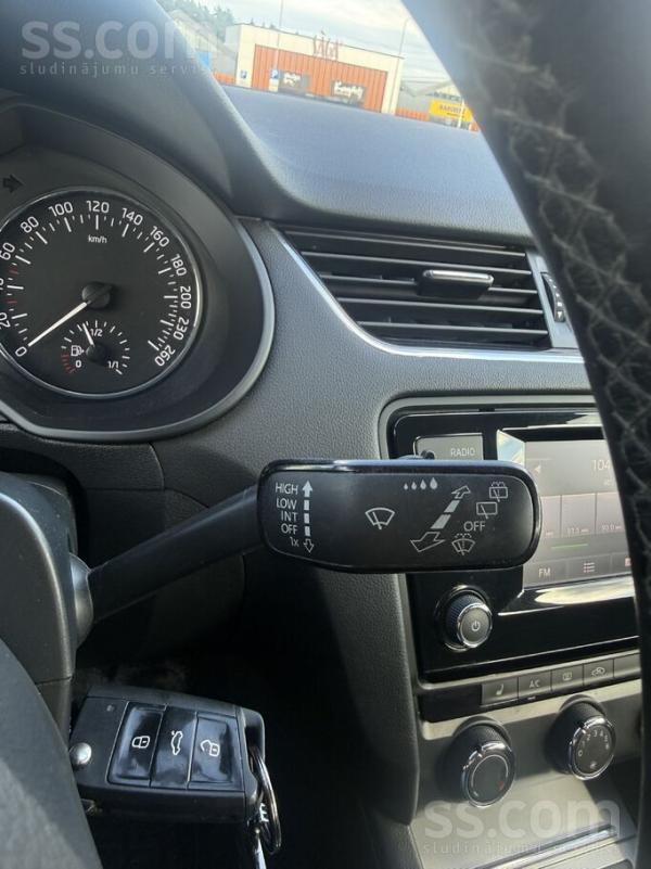 Grey Skoda Octavia 2015 in Riga, with an engine capacity of 1.60 L and mileage of 221 thousand km for 6100 €, photo 9 on AUTOMOTO.COM.LV