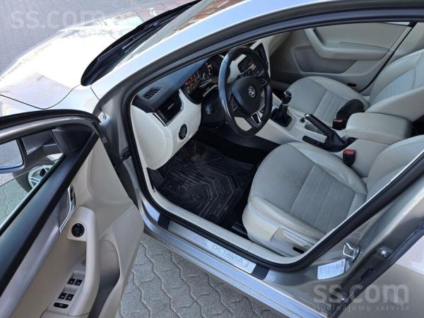 Grey Skoda Octavia 2015 in Liepaja, with an engine capacity of 2.00 L and mileage of 215 thousand km for 8500 €, photo 9 on AUTOMOTO.COM.LV