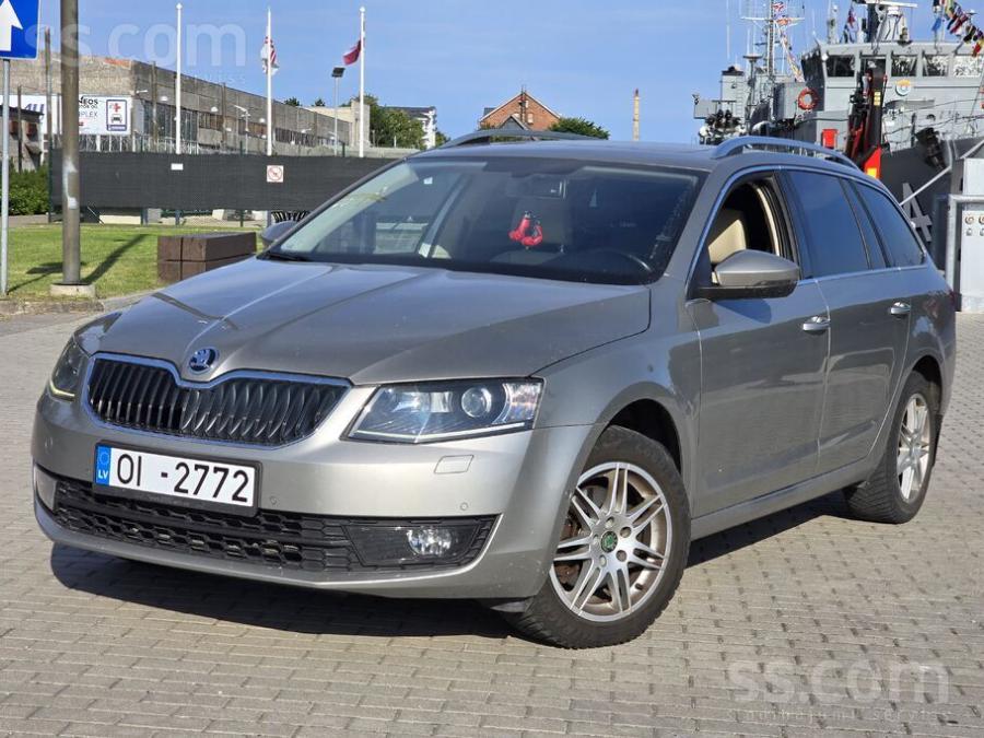 Grey Skoda Octavia 2015 in Liepaja, with an engine capacity of 2.00 L and mileage of 215 thousand km for 8500 €, photo 3 on AUTOMOTO.COM.LV