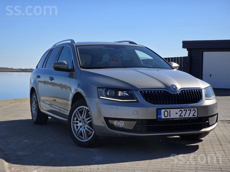 Grey Skoda Octavia 2015 in Liepaja, with an engine capacity of 2.00 L and mileage of 215 thousand km for 8500 €, photo 6 on AUTOMOTO.COM.LV