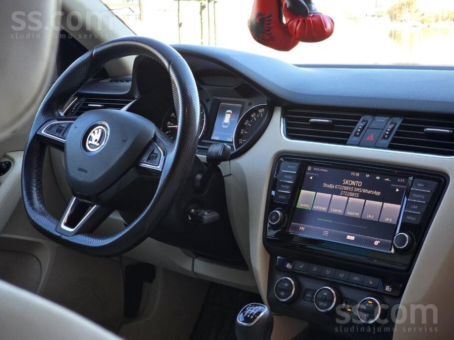 Grey Skoda Octavia 2015 in Liepaja, with an engine capacity of 2.00 L and mileage of 215 thousand km for 8500 €, photo 11 on AUTOMOTO.COM.LV