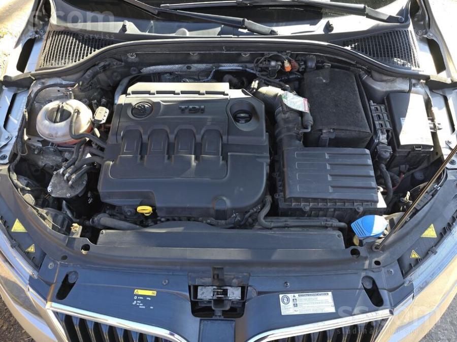 Grey Skoda Octavia 2015 in Liepaja, with an engine capacity of 2.00 L and mileage of 215 thousand km for 8500 €, photo 19 on AUTOMOTO.COM.LV