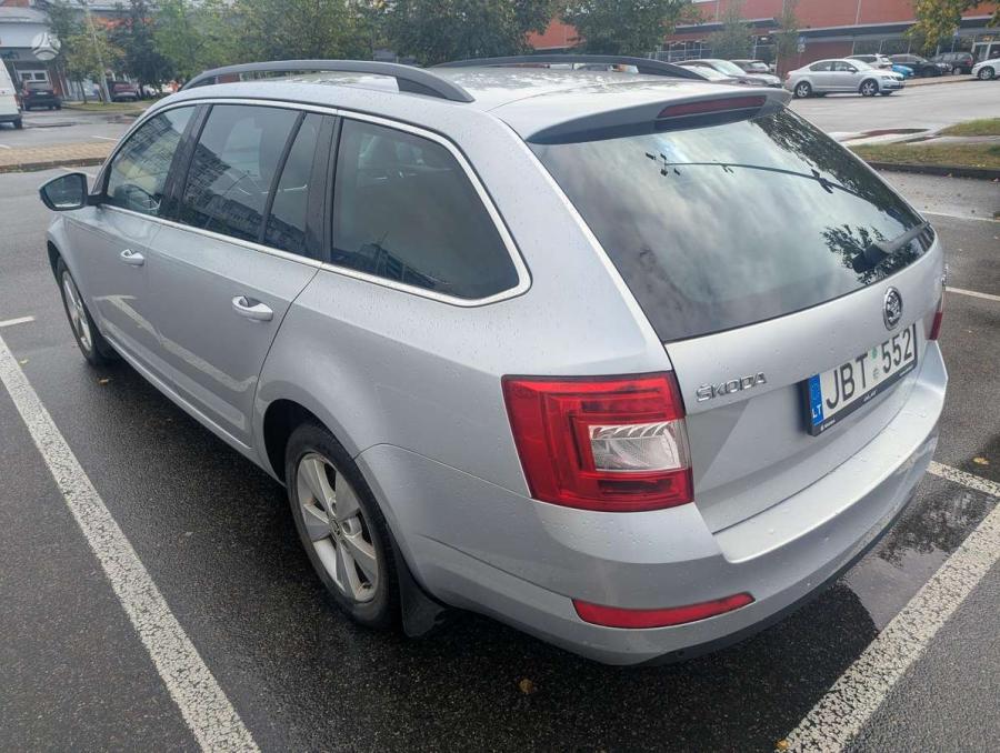 Grey Skoda Octavia 2015 in Vilnius, with an engine capacity of 1.60 L and mileage of 119 thousand km for 5900 €, photo 8 on AUTOMOTO.COM.LV
