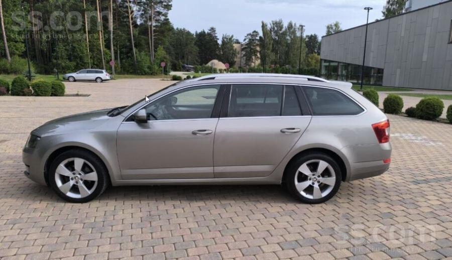 Pelēks Skoda Octavia 2015 Rīga, ar dzinēja tilpumu 2.00 L un nobraukumu 248 tūkst. km par 8300 €, foto 3 vietnē AUTOMOTO.COM.LV
